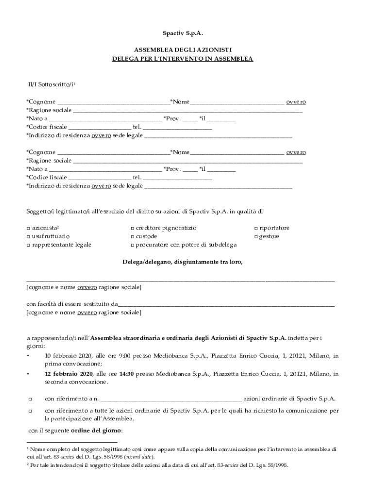 Compilabile Online delega standard in bianco Fax Email Stampa - pdfFiller