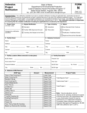 Fillable Online Asbestos Inspections Required Prior to Demolitions and ...