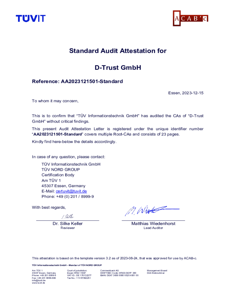 Fillable Online Attestation Services & Engagements: Examples, Audits ...