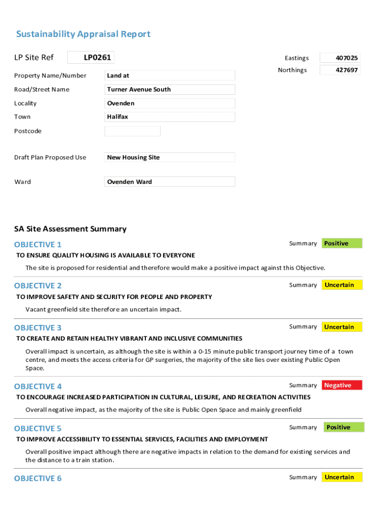 Fillable Online Sheffield Plan: Our City, Our Future Interim Sustainability ... Fax Email Print ...