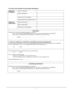 Invulbaar Online Graag de hieronder gevraagde gegevens invullen ...