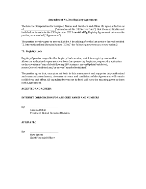 Fillable Online Decision Paper for .COM Amendment 3 and ... Fax Email Print - pdfFiller