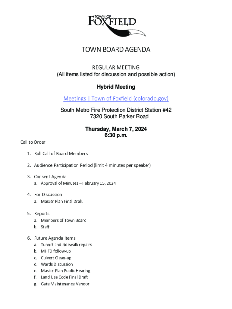 Fillable Online Master Plan Final Draft Fax Email Print - pdfFiller