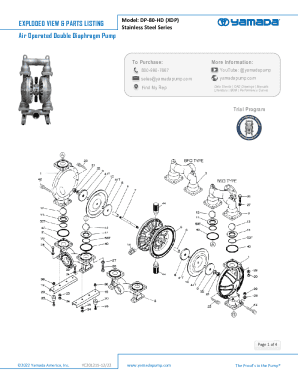 Fillable Online Yamada NDP-50 Series Double Diaphragm Pumps Fax Email ...