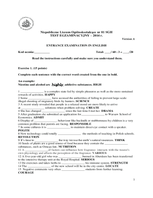 Fillable Online Read the instructions carefully and make sure you ...