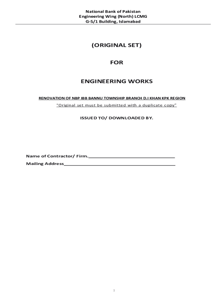 Fillable Online tender and contract documents Fax Email Print - pdfFiller