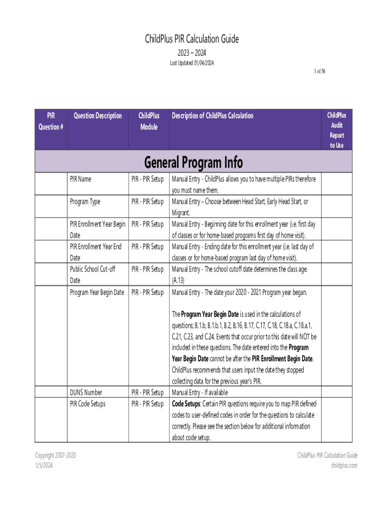 Fillable Online Get More from ChildPlus with the 6.5 Update! Fax Email ...