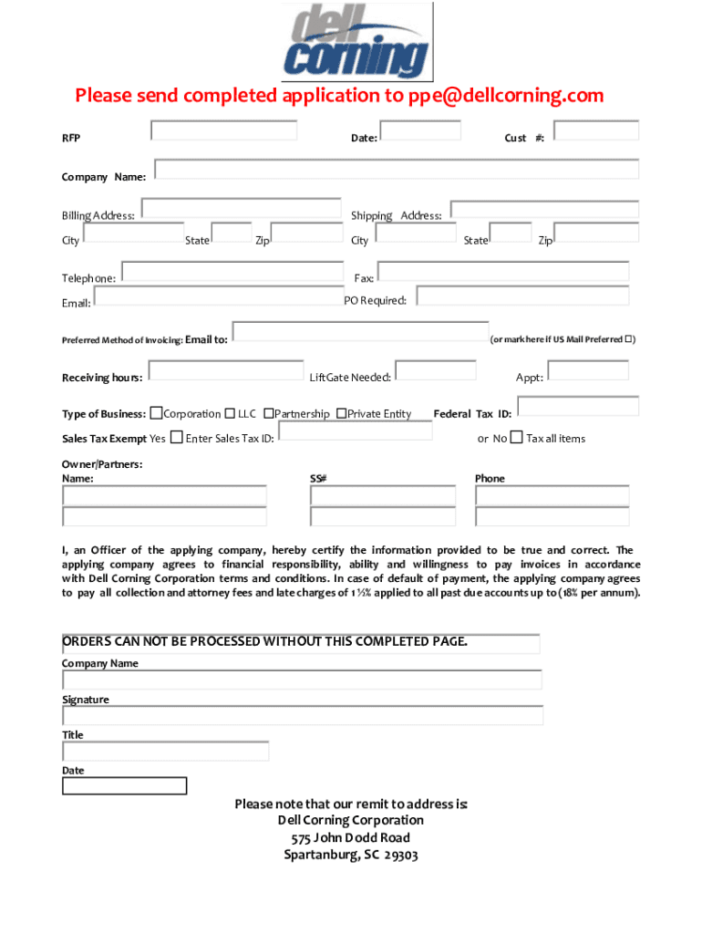 Fillable Online New Customer Form. New Customer Form Fax Email Print - pdfFiller