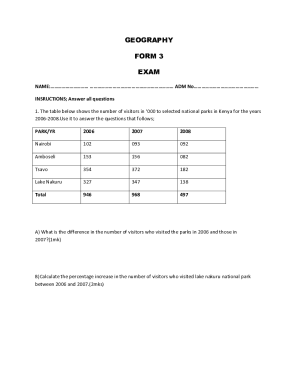 Fillable Online GEO F3 MS.docx - FORM 3 GEOGRAPHY EXAMS ... Fax Email ...