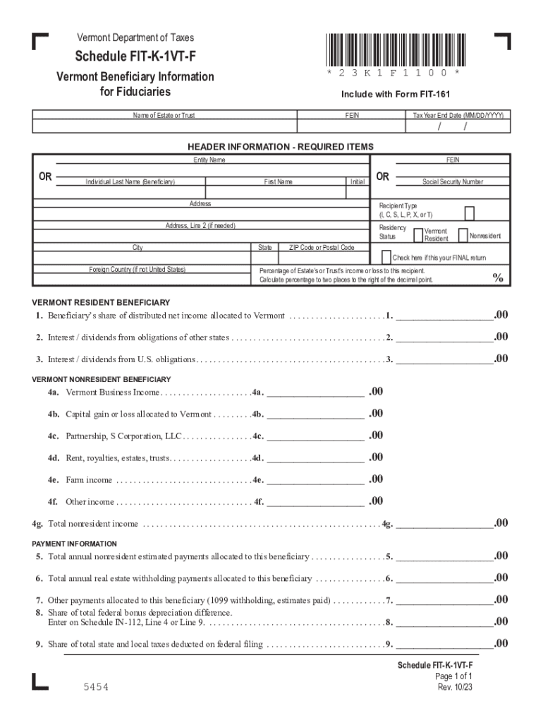 Fillable Online tax vermont Retirement Systems FormsOffice of the State ...