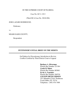 Fillable Online Rodriguez v. Miami-Dade County - Florida Case Law Fax ...