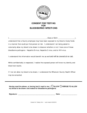 Fillable Online Consent for Source Patient Testing Following a Blood ...
