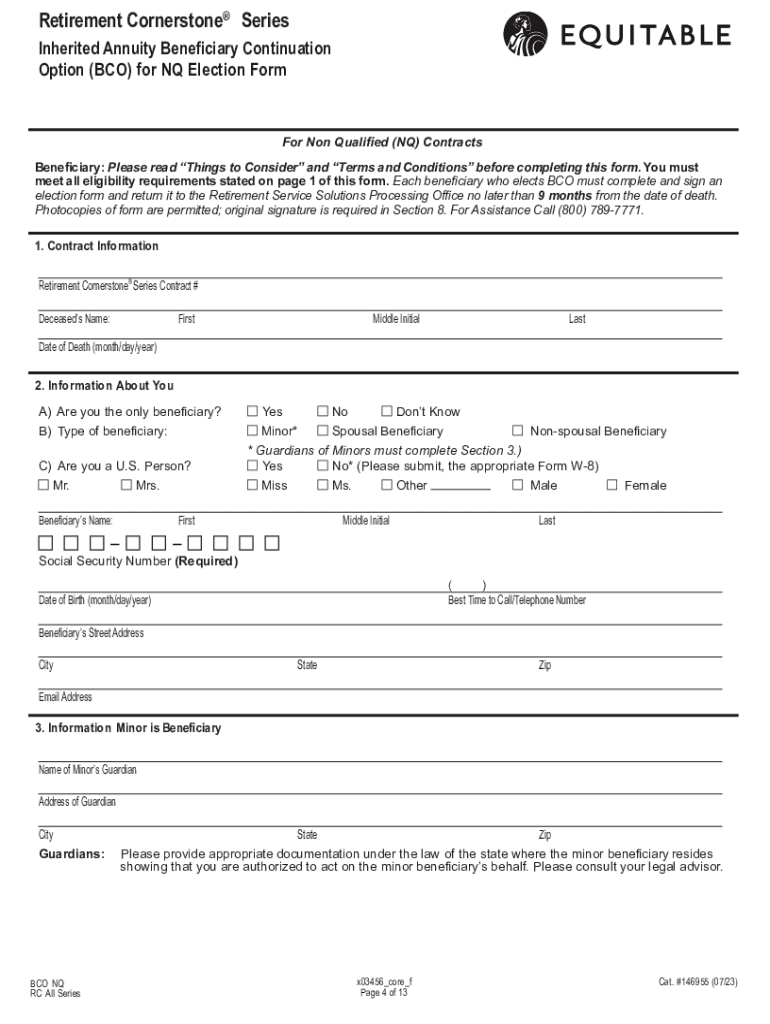 Fillable Online Claiming Your Inheritance: Annuity Options for Beneficiaries Fax Email Print ...