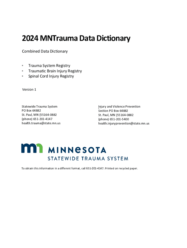 Fillable Online state of new hampshire - trauma medical review ...