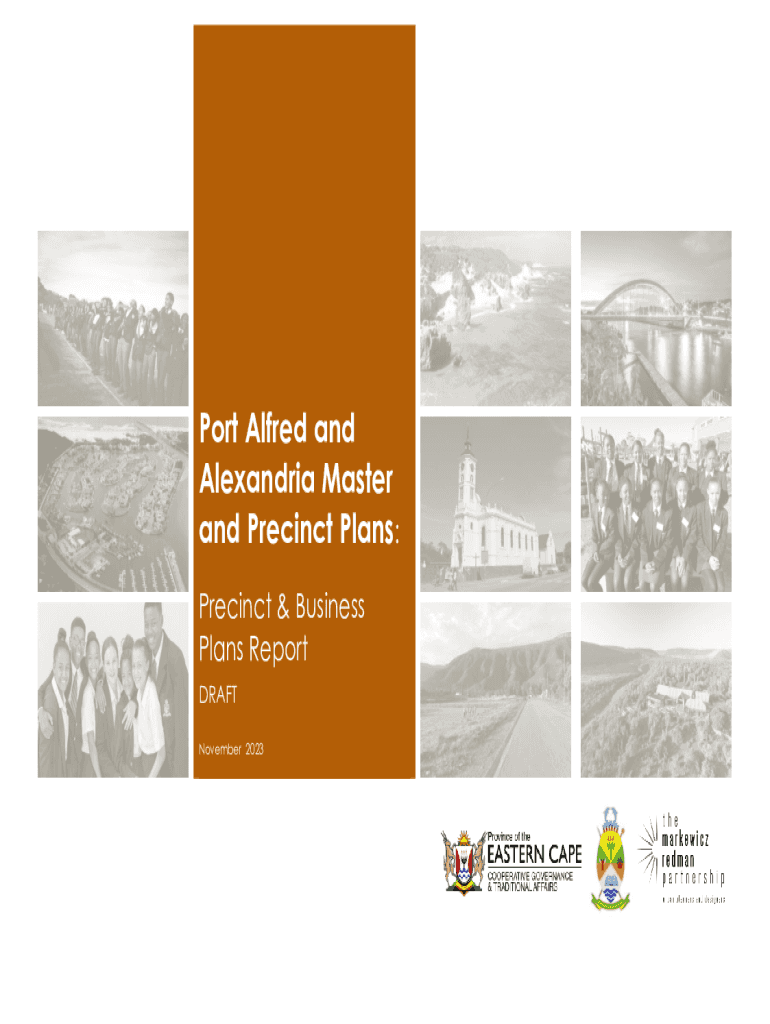 Fillable Online Port Alfred and Alexandria Master and Precinct Plans ...