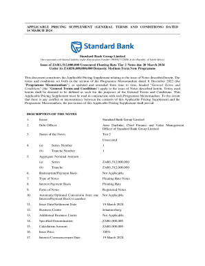 Fillable Online Standard Bank Group Limited Definition Fax Email Print ...