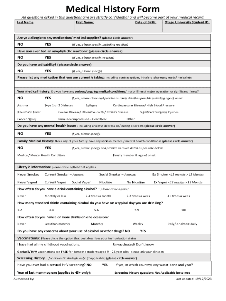 Fillable Online All ques ons asked in this ques onnaire are strictly confiden al and will become ...