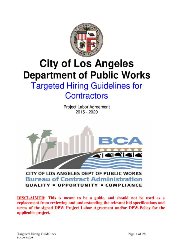 Fillable Online Sec. 10.45.2. Citywide Project Labor Agreement. Fax Email Print - pdfFiller