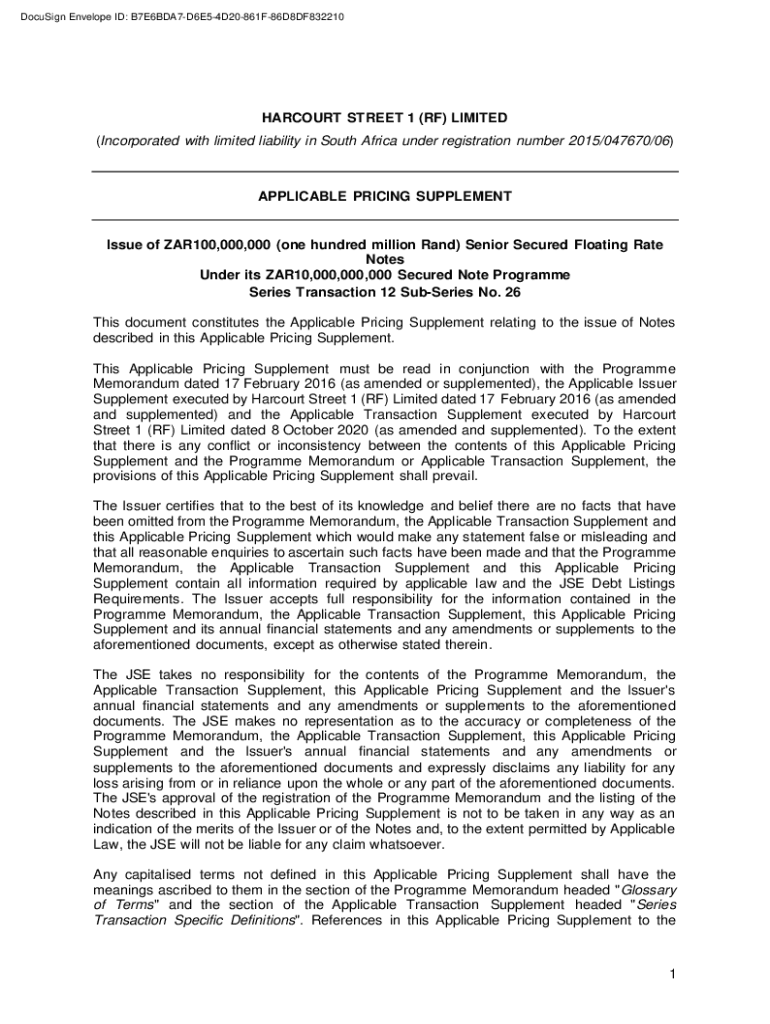 Fillable Online 67th SUPPLEMENT Fax Email Print - pdfFiller