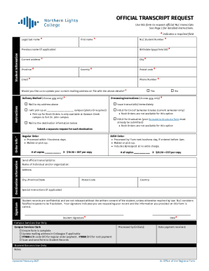 Fillable Online Transcript Request Form - 20210217.docx Fax Email Print ...