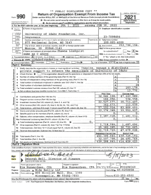 Fillable Online UIF Form 990 - FY21 Fax Email Print - pdfFiller