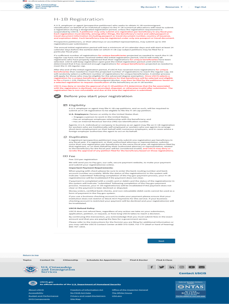 Fillable Online Domestic Renewal of H-1B Nonimmigrant Visas for Certain ...