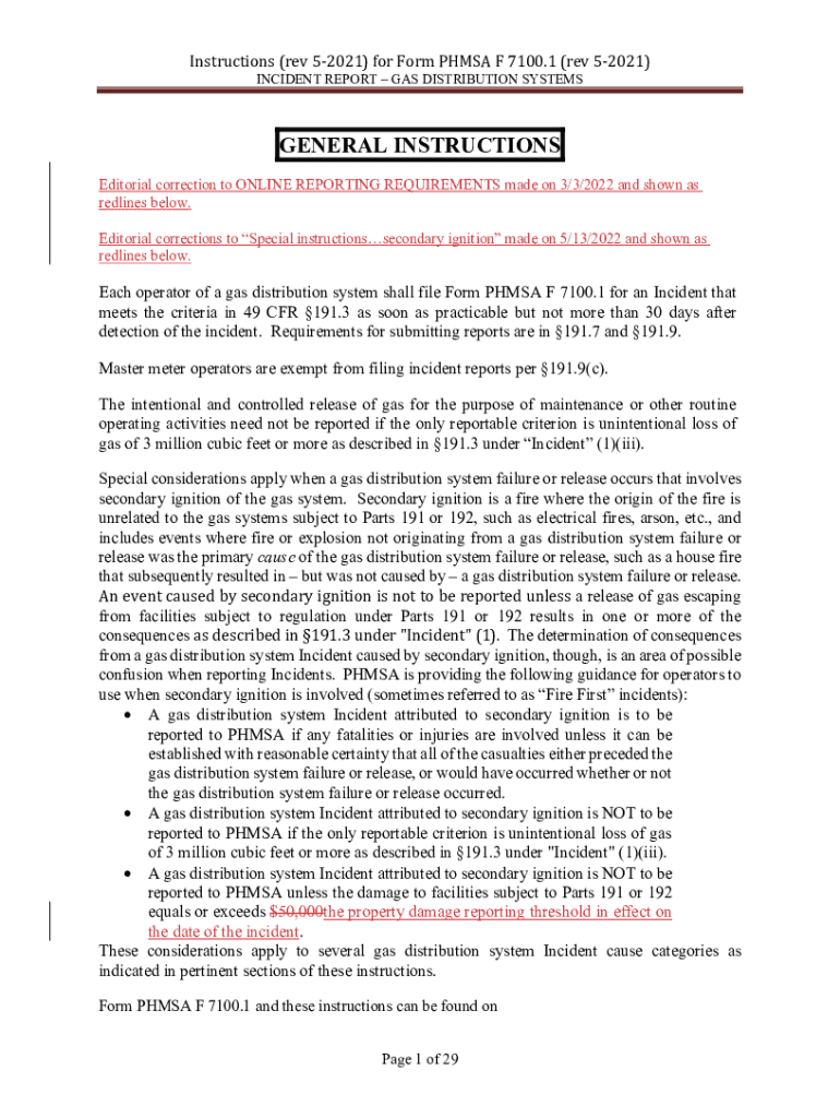 Fillable Online Instructions (rev 5-2021) for Form PHMSA F 7100 Fax ...