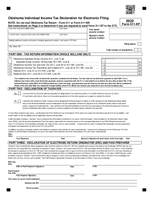 Fillable Online Oklahoma Non Resident Tax Form - Fill Online, Printable ...