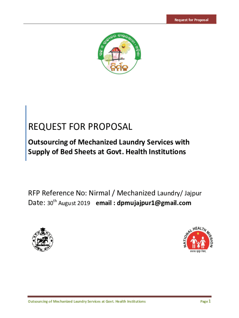 Fillable Online request for proposal outsourcing of Mechanized Laundry ... Fax Email Print ...