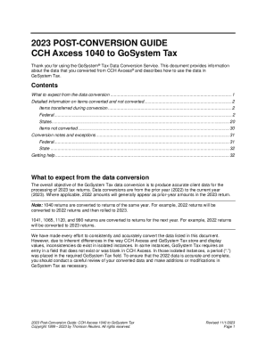 Fillable Online CCH Conversions: Wolters Kluwer - Tax & Accounting Fax ...