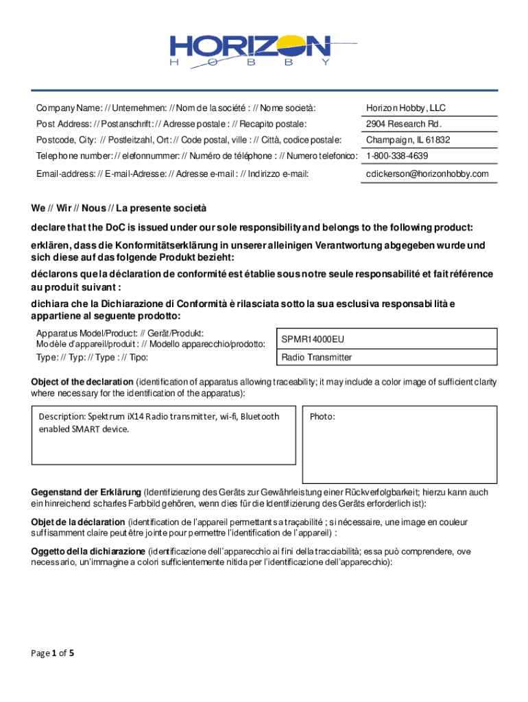 Fillable Online HORIZON AXI00006T1-T2 Ford Bronco 1-24 Scale Electric 4WD ... Fax Email Print ...