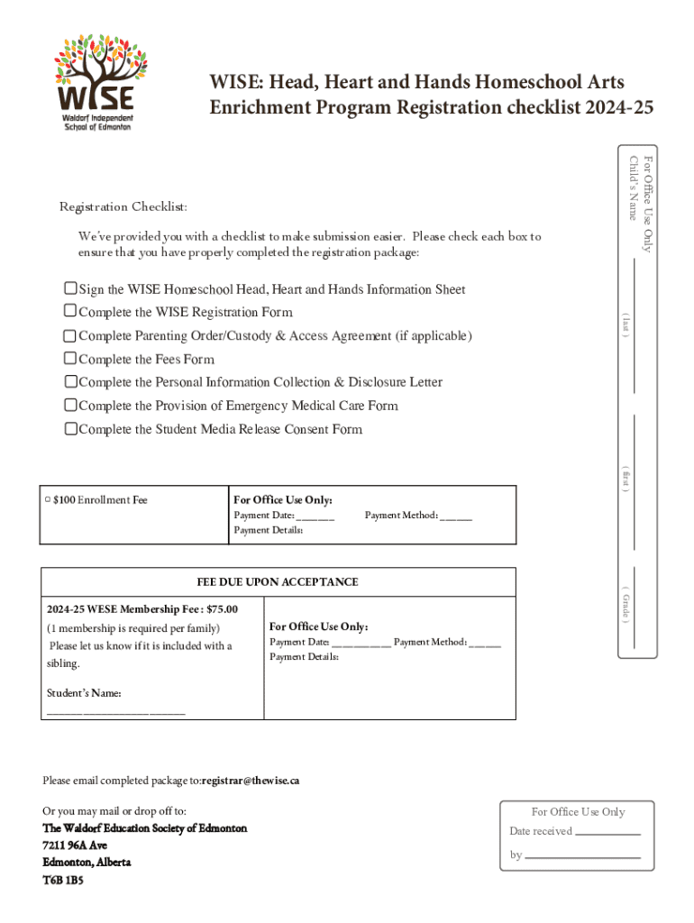 Fillable Online Preparing Your Application Checklist Fax Email Print - pdfFiller