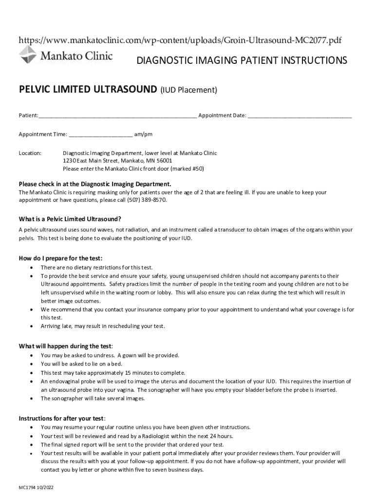 Fillable Online Pelvic-Limited-IUD-Placement-Ultrasound.pdf Fax Email ...