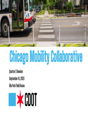 Fillable Online Chicago Department of Transportation announces new ...