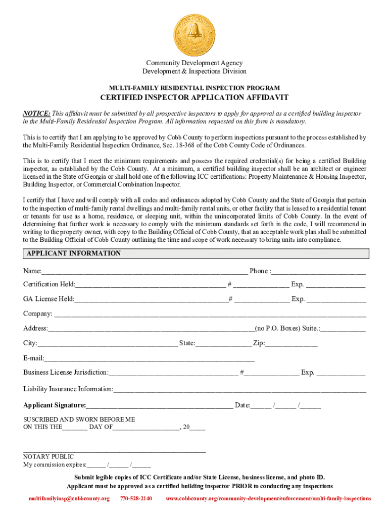 Fillable Online Self-Certification ApplicationAffidavit Fax Email Print ...