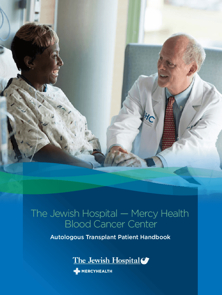 Fillable Online The Jewish Hospital Mercy Health Blood Cancer Center ...