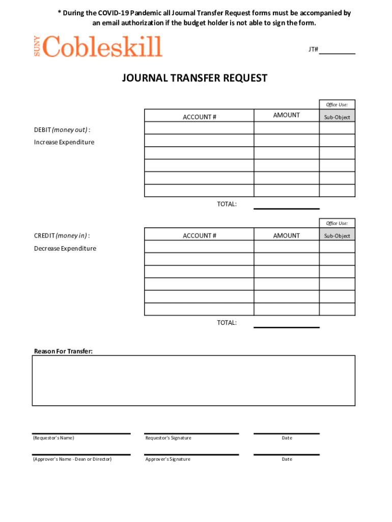 Fillable Online Journal Entry Request Form.xlsx-Read-Only Fax Email ...