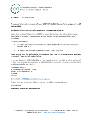 Fillable Online Freedom of Information request: reference SCO/FOI/028/ ...