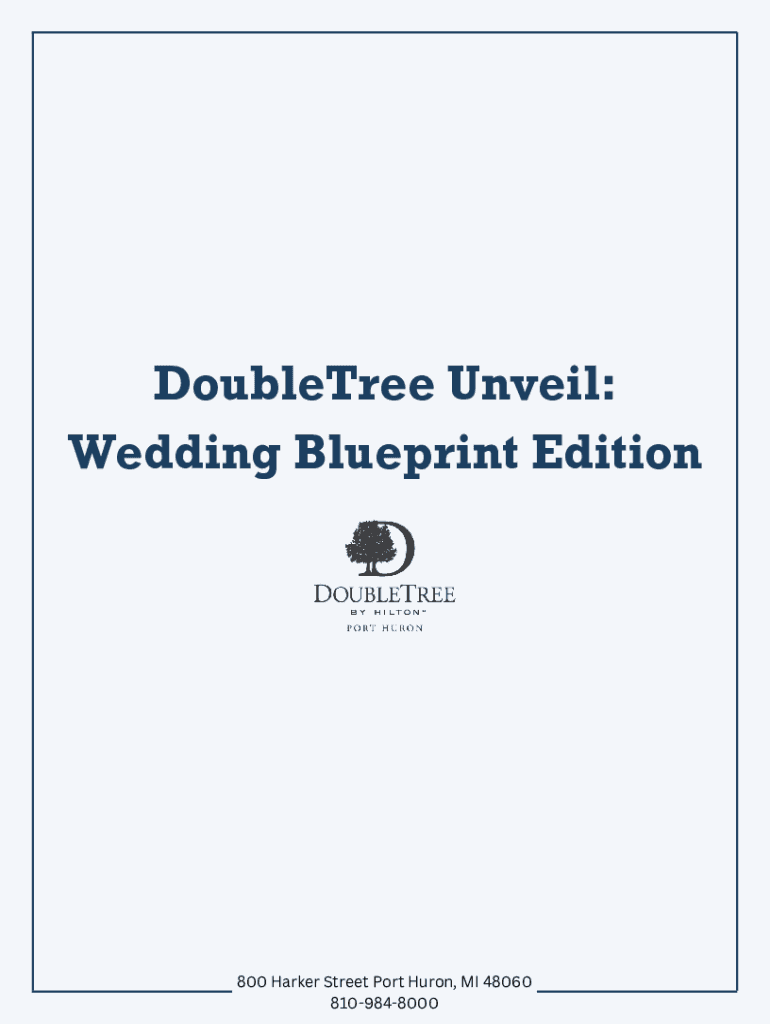 Fillable Online DoubleTree by Hilton Hotel Port Huron - Venue Fax Email ...