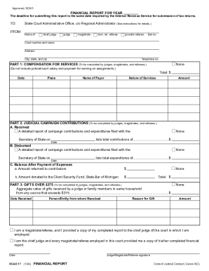 Fillable Online Submitting a financial report - step-by-step procedure ...
