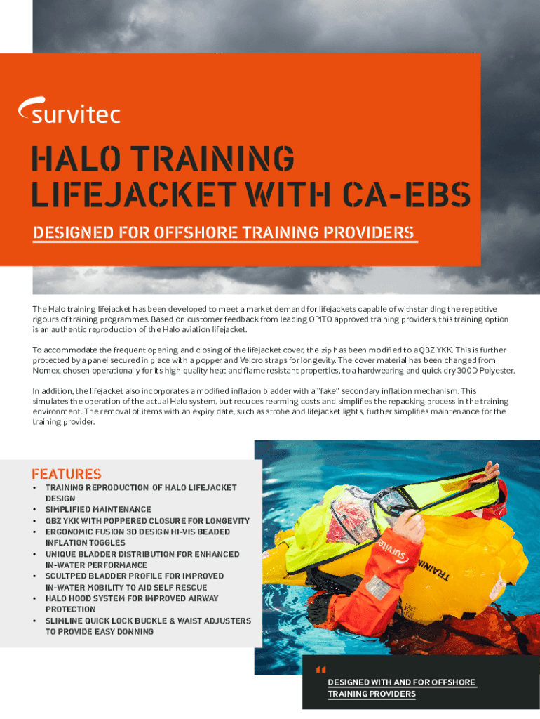 Fillable Online Survitec Sets New Standard In Lifejacket Safety With ...