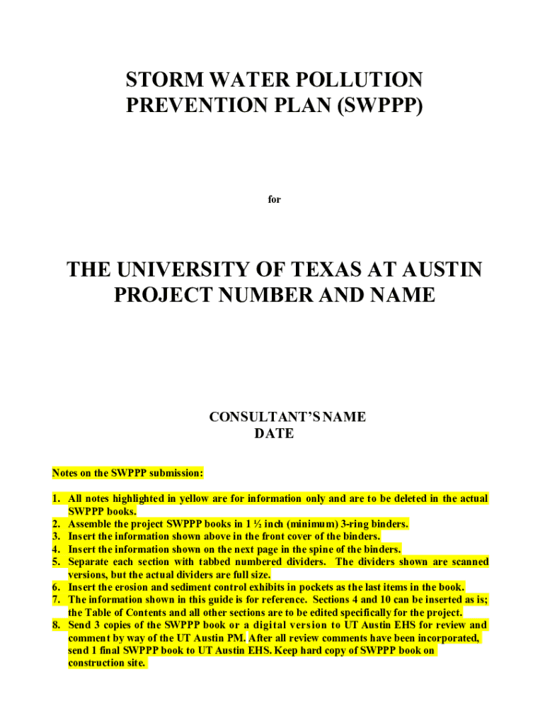 Fillable Online ehs utexas Stormwater Design Manual - New York State ...