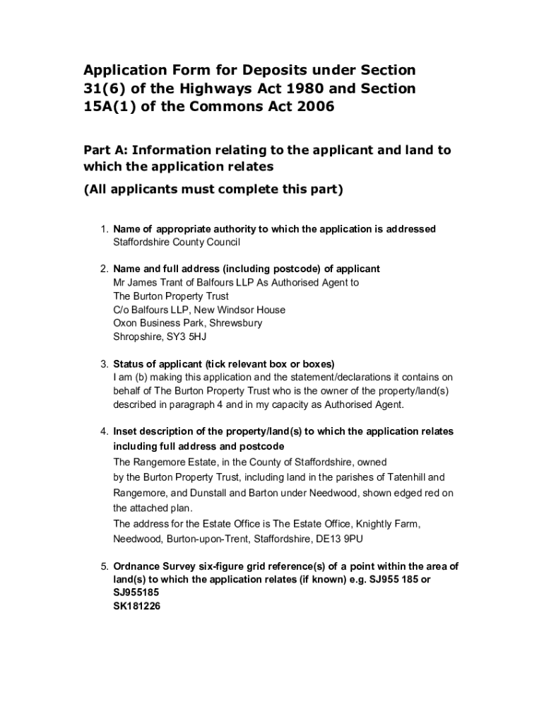 Fillable Online LSD0131 The Rangemore Estate Rangemore DE13 9PU ...