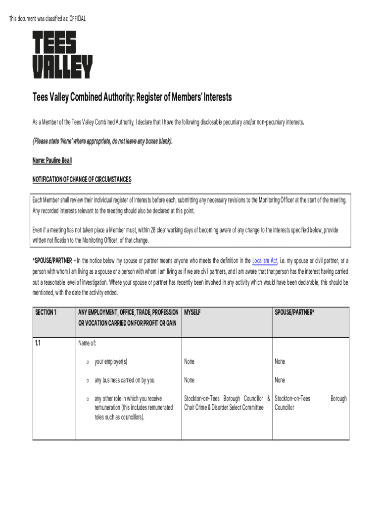 Fillable Online teesvalley-ca gov Tees Valley Devolution Agreement Fax Email Print - pdfFiller