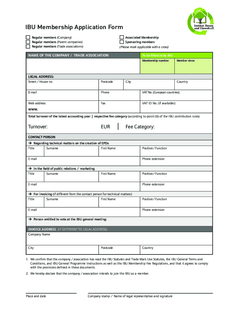 Fillable Online Membership Application / Data Form Fax Email Print - pdfFiller