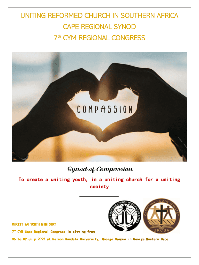 Fillable Online UNITING REFORMED CHURCH IN SOUTHERN AFRICA CAPE ... Fax ...