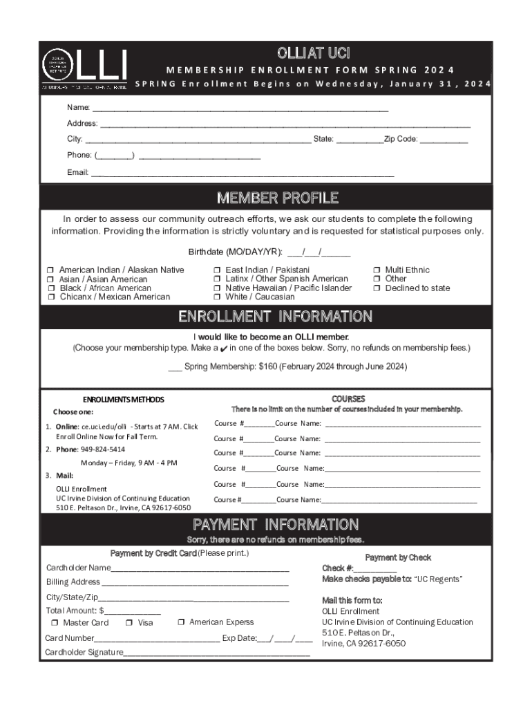 Fillable Online ce uci Osher Lifelong Learning Institute (OLLI) Parking Permit Fax Email Print ...