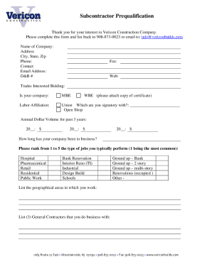 Fillable Online Log in - Subcontractor Health & Safety Prequalification ...