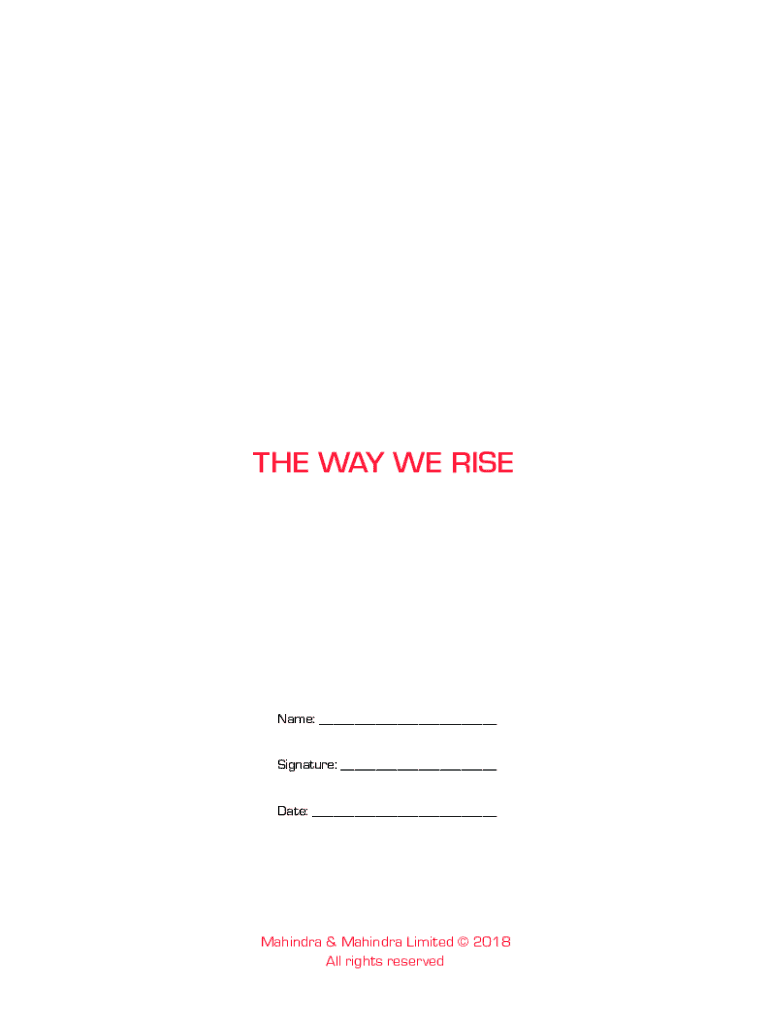 Fillable Online Anand Mahindra: A New Code Of Conduct Fax Email Print ...