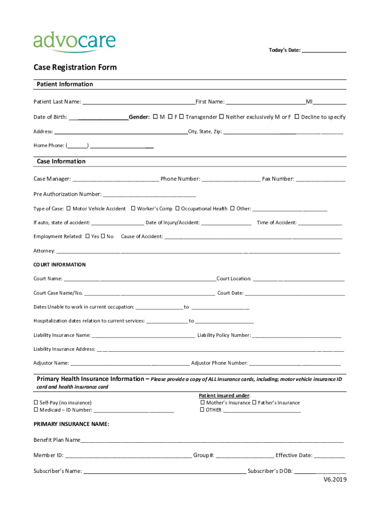 Fillable Online Forms - South Jersey Internal Medicine - Advocare ...